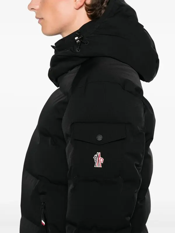 Moncler Grenoble: Insulated Ski Jacket Montgetech With Hood - Black