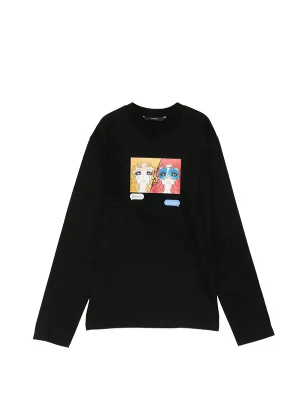 PUSHBUTTON Graphic-print Long-sleeve T-shirt