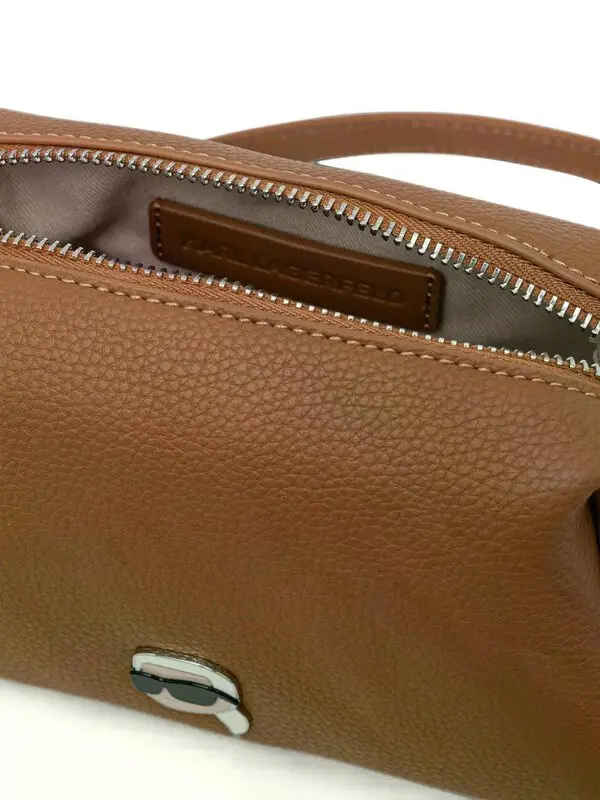 Karl Lagerfeld Pompom-detail Shoulder Bag