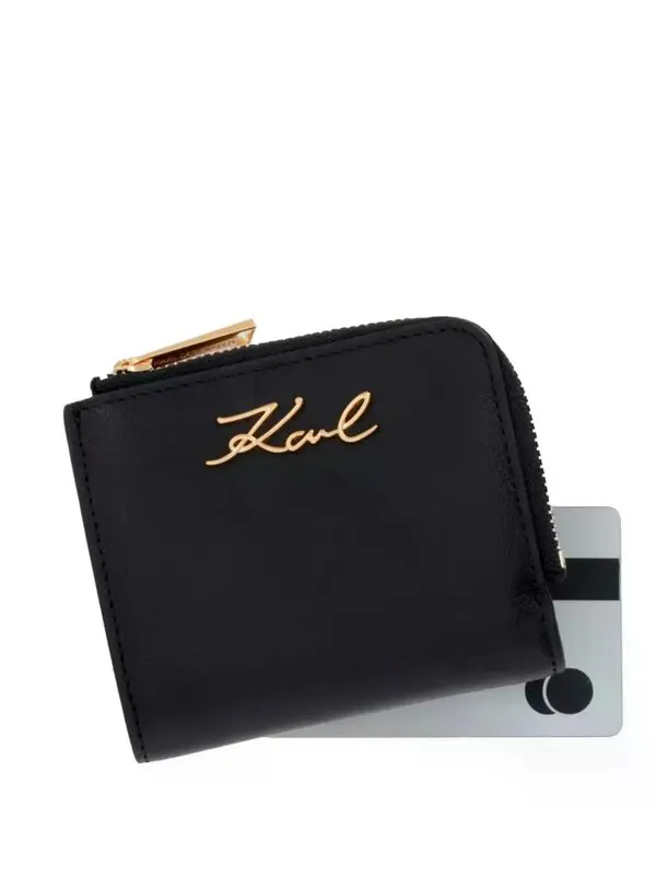 Karl Lagerfeld Karl Signature Logo-plaque Wallet