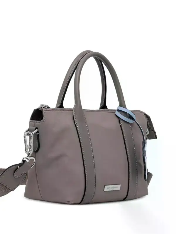 Karl Lagerfeld Choupette Charm-detail Tote Bag - Grey
