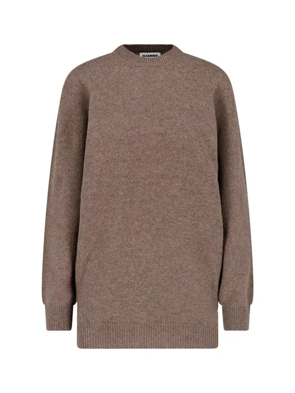 JIL SANDER Oversized Cashmere-wool Crewneck Sweater