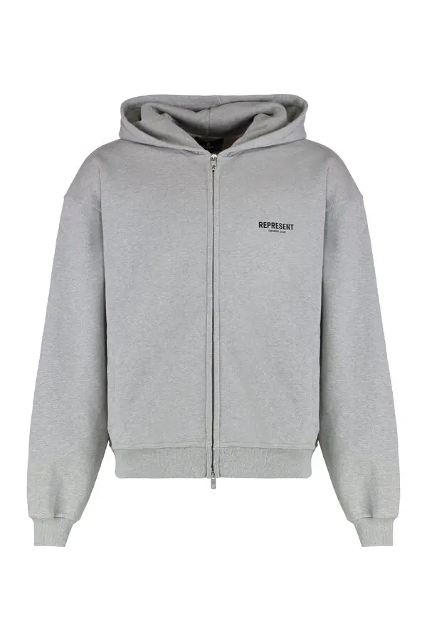 REPRESENT Cotton Full-zip Hoodie