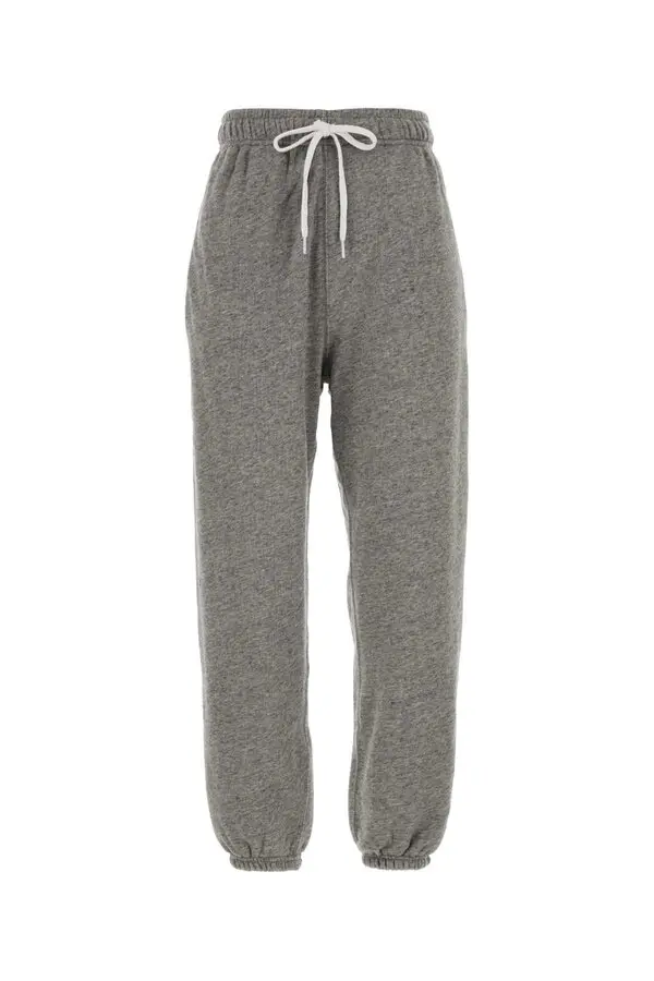 Polo Ralph Lauren Melange Cotton-blend Joggers For - Grey