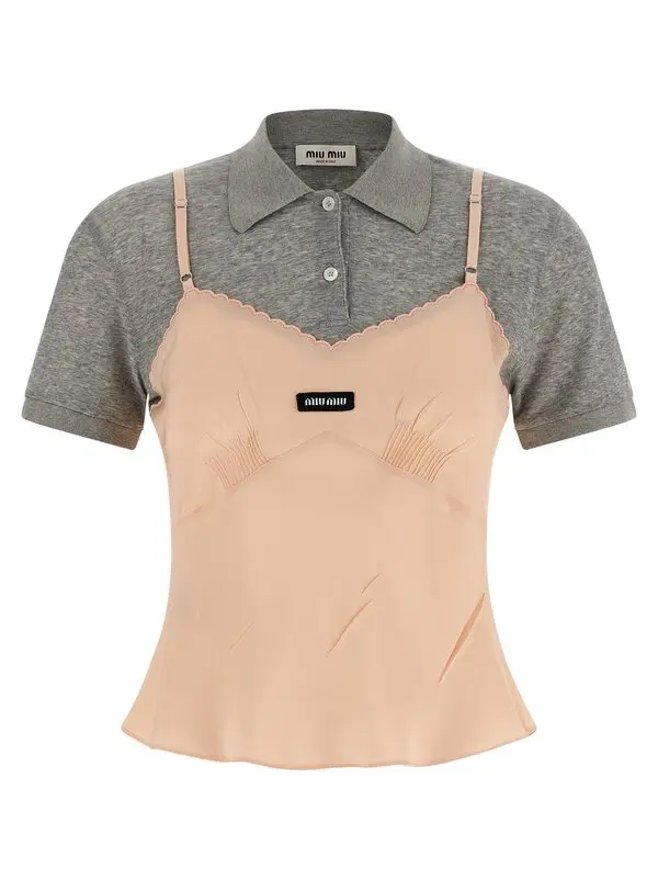 Miu Miu Hybrid Top