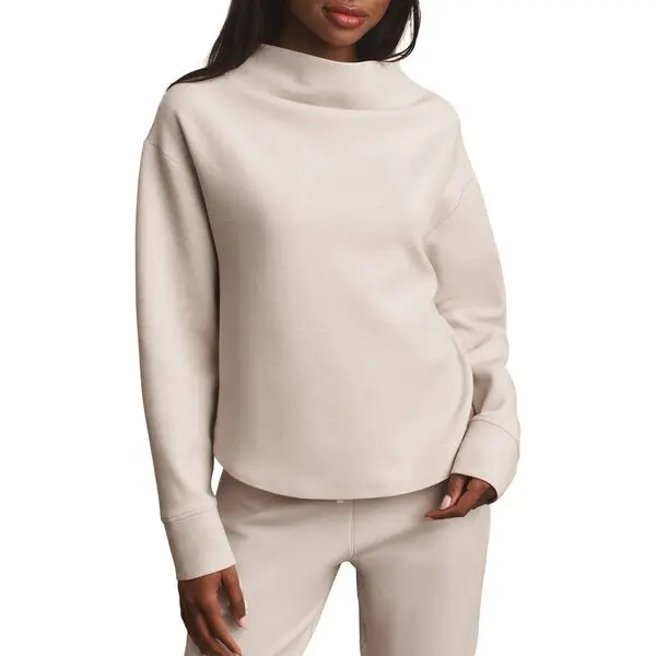 RHONE Dreamglow Funnel Neck Pullover Sweatshirt - Sand