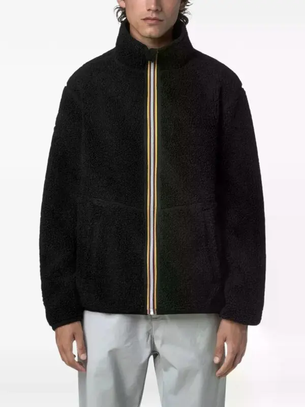 K-WAY Pascal Reversible Fleece Jacket - Black