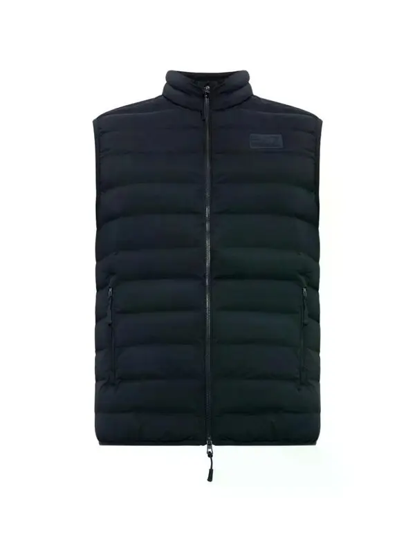 EA7 Quilted Logo-patch Gilet