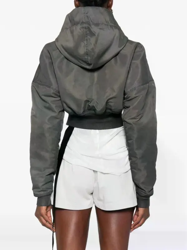 Rick Owens Cropped Hooded Jacket