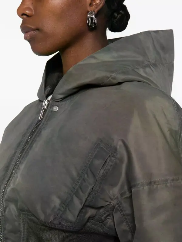 Rick Owens Cropped Hooded Jacket
