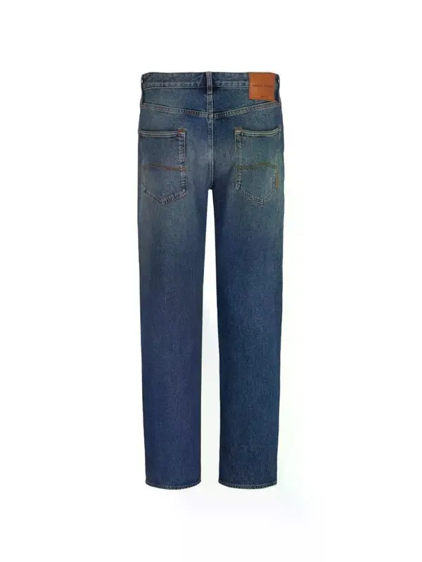 Armani Exchange Stonewashed Distressed Jeans