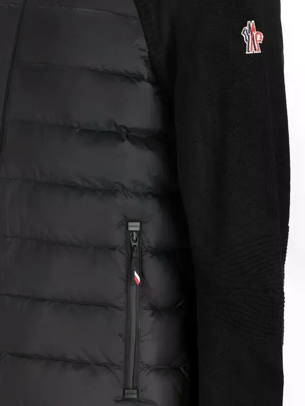 Moncler Padded-panel Zip-up Jacket