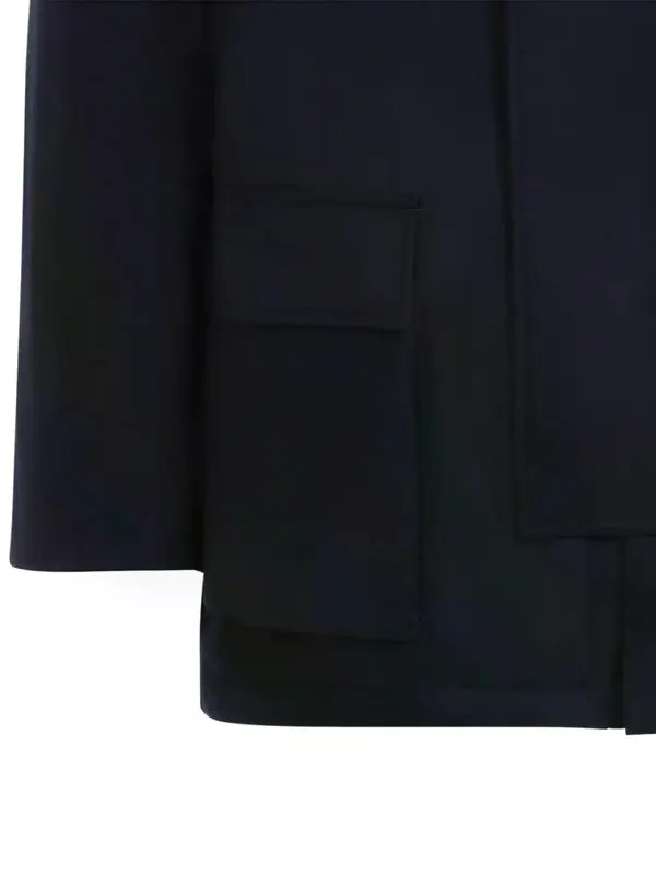 Giorgio Armani Hooded Wool Coat