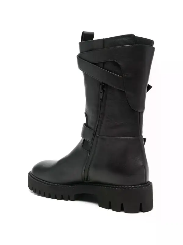 TRUMAN´S Buckle-strap Leather Boots