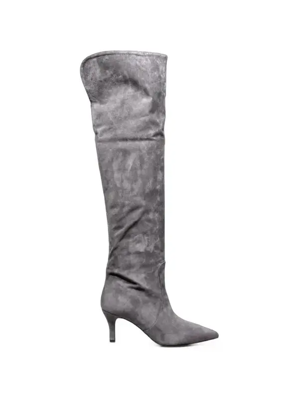 POCHE PARIS Pointed-toe Over-the-knee Boots