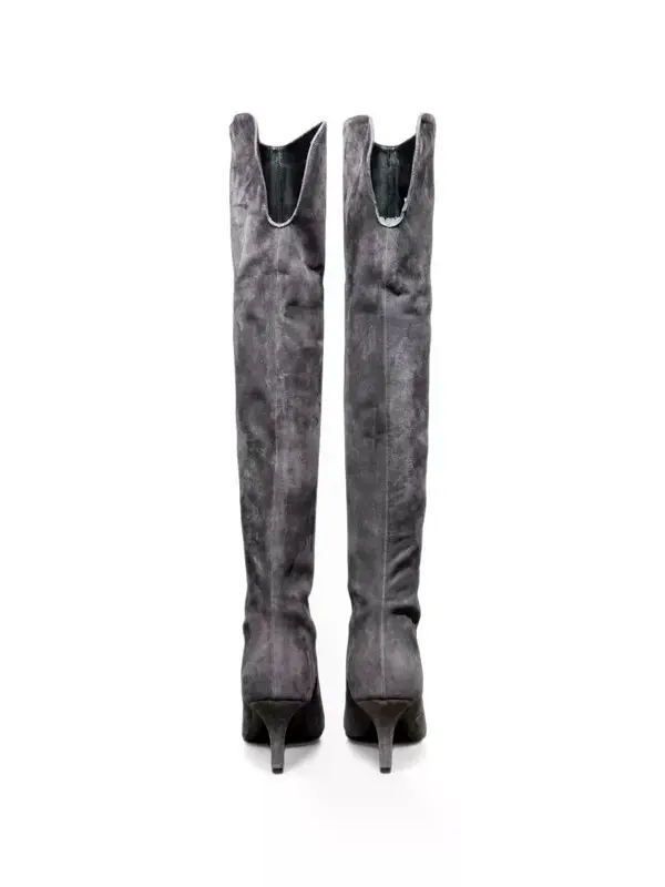 POCHE PARIS Pointed-toe Over-the-knee Boots