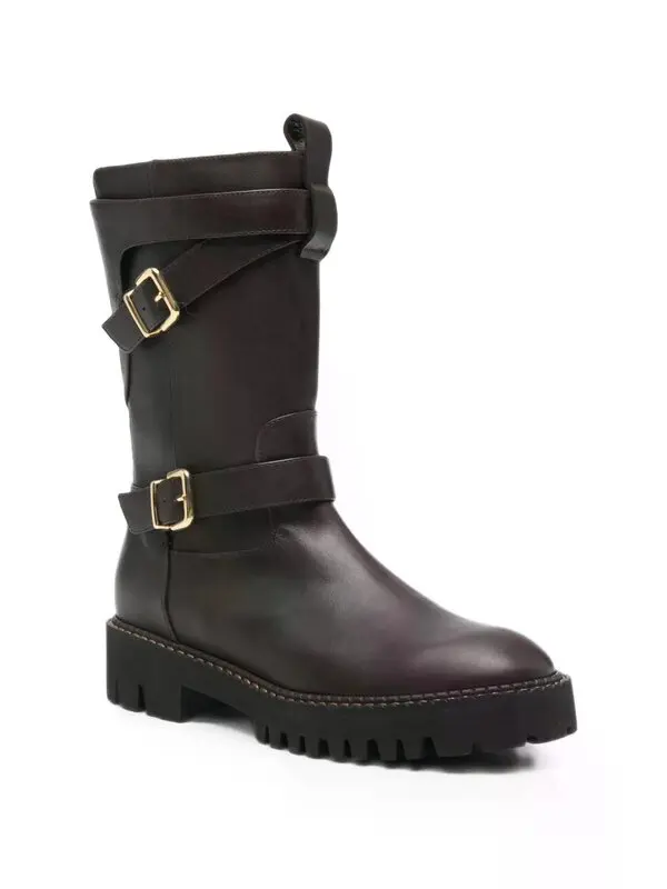 TRUMAN´S Buckle-strap Leather Boots