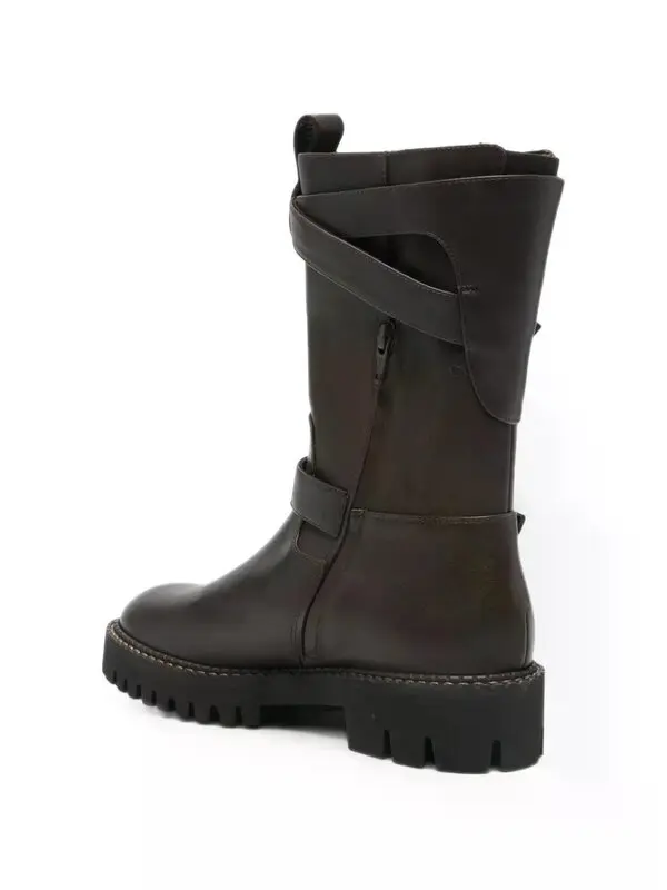 TRUMAN´S Buckle-strap Leather Boots