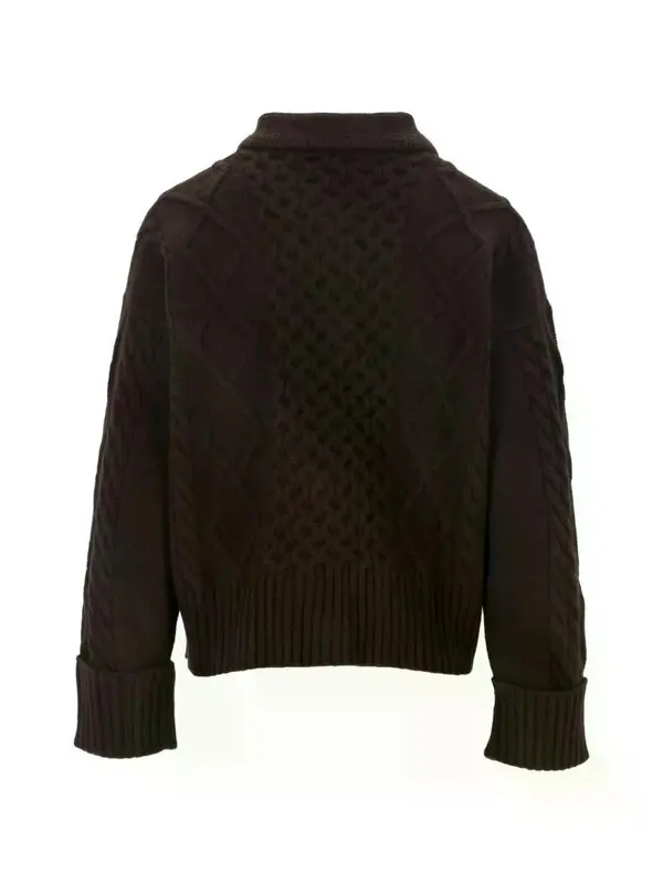 Arch4 Columbia Cable-knit Cardigan