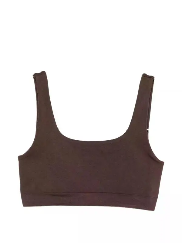 MC2 SAINT BARTH Logo-patch Cropped Top