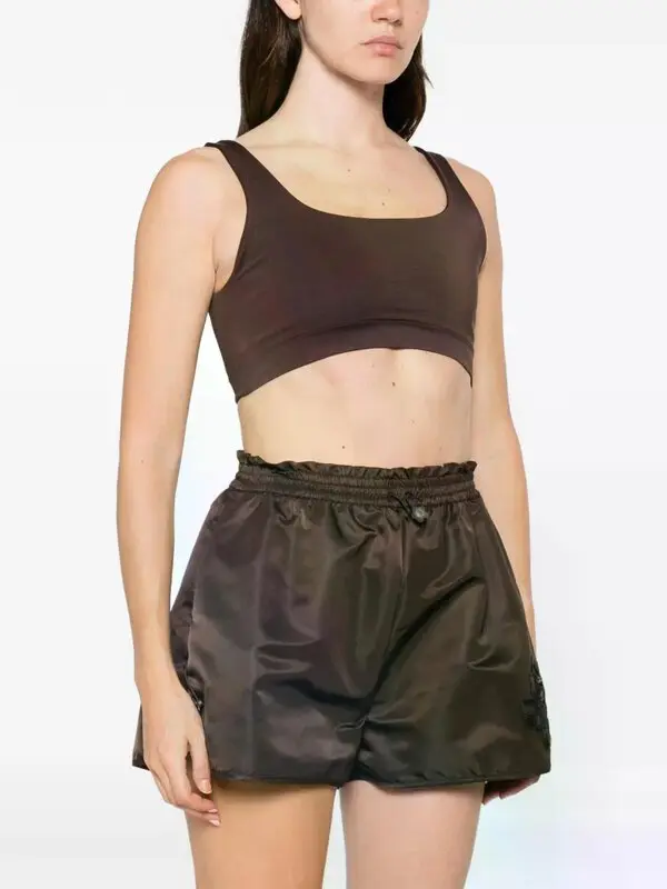 MC2 SAINT BARTH Logo-patch Cropped Top