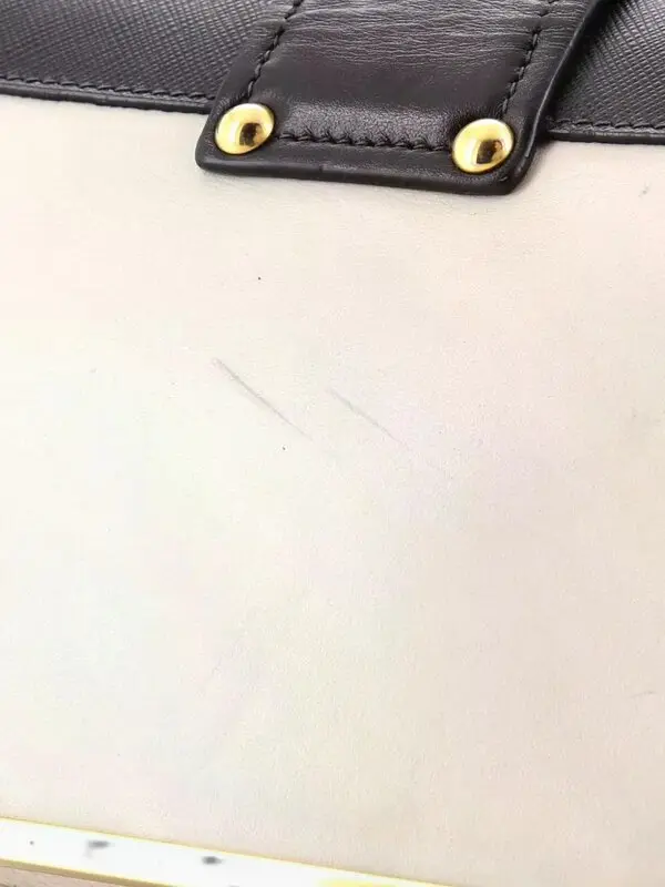 Prada Cahier Leather And Saffiano Leather Small Crossbody Bag