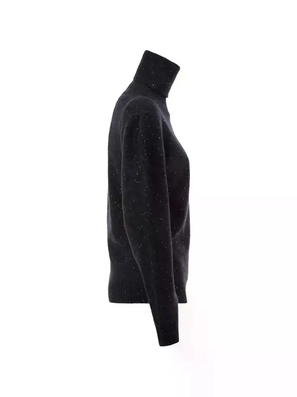 Fabiana Filippi Sequin-embellished Turtleneck Sweater