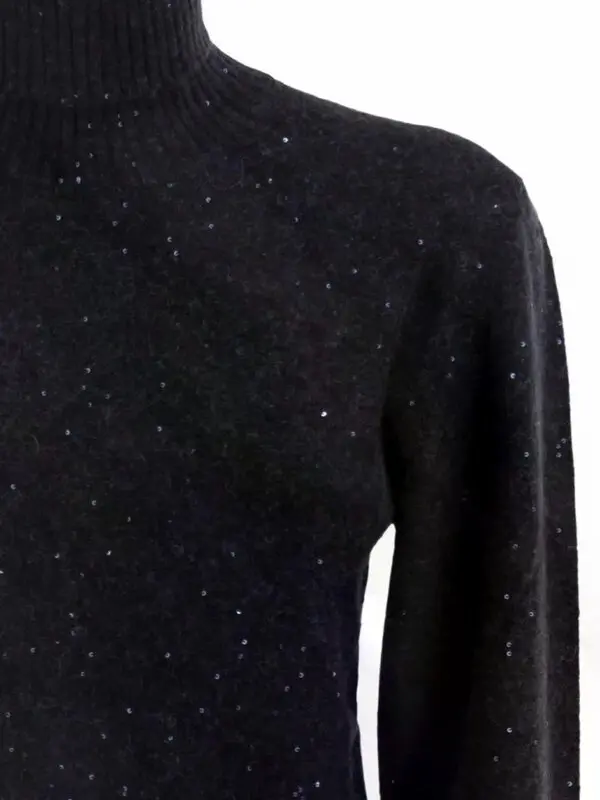 Fabiana Filippi Sequin-embellished Turtleneck Sweater