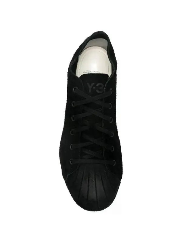 Y3 Suede Shell-toe Sneakers