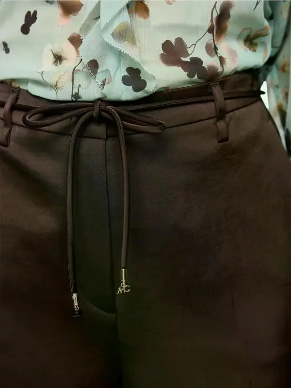 MARCCAIN Warri Drawstring Wide-leg Trousers