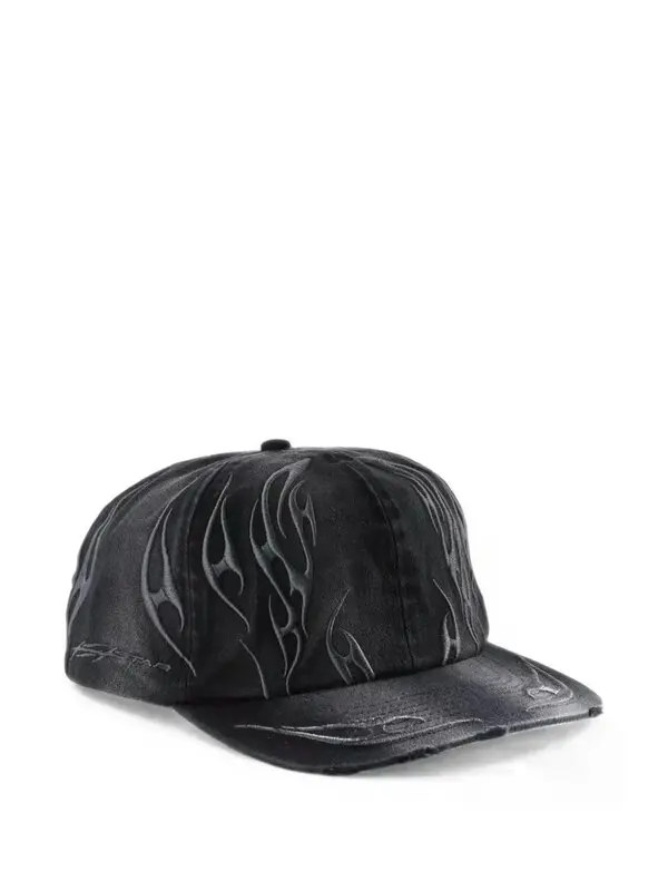 HELLSTAR Embroidered Distressed Baseball Cap