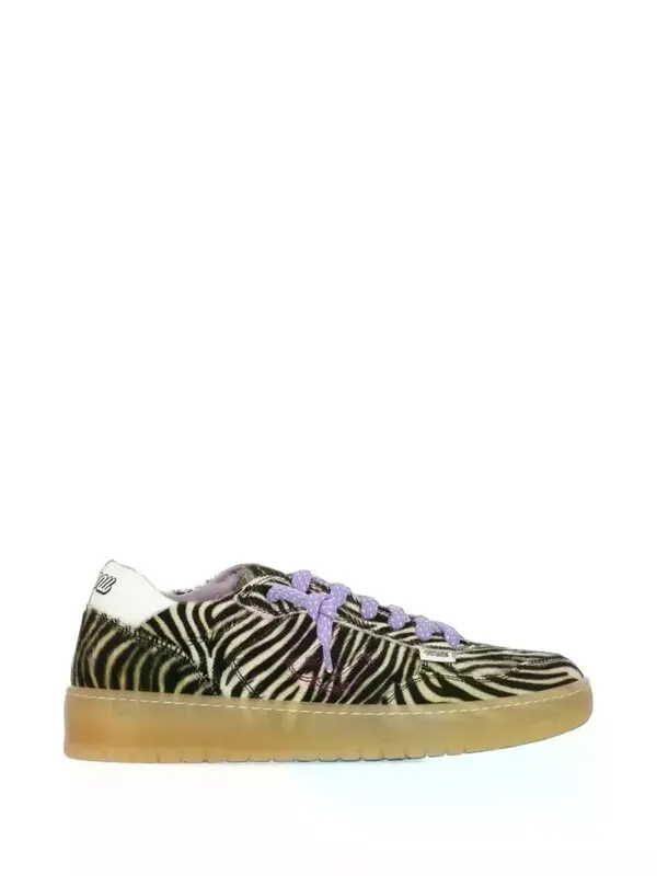 EVENU Zebra-print Low-top Sneakers