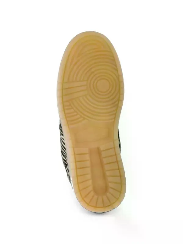 EVENU Zebra-print Low-top Sneakers