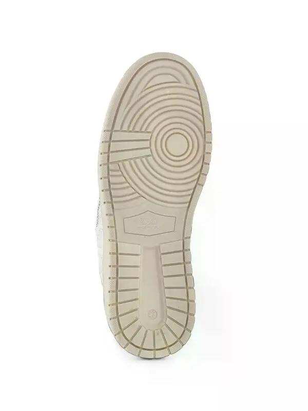 EVENU Crackle-effect Panelled Sneakers