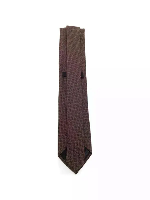 Zegna Micro-pattern Tie