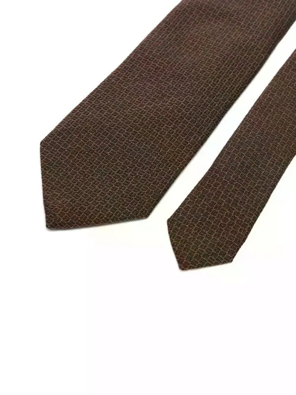 Zegna Micro-pattern Tie