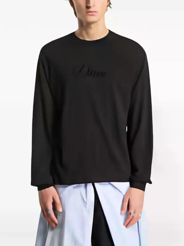 DIME Cursive Long-sleeve T-shirt