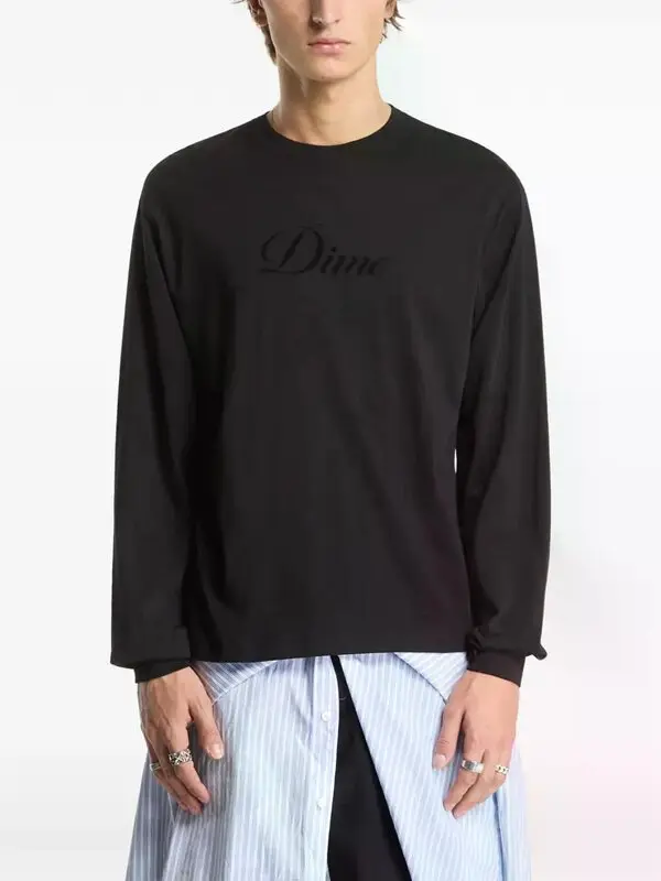 DIME Cursive Long-sleeve T-shirt