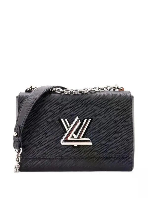 LOUIS VUITTON Twist Handbag Epi Leather Mm Crossbody Bag - Black
