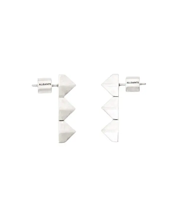 ALLSAINTS Spike Metal Bead Earrings - Silver