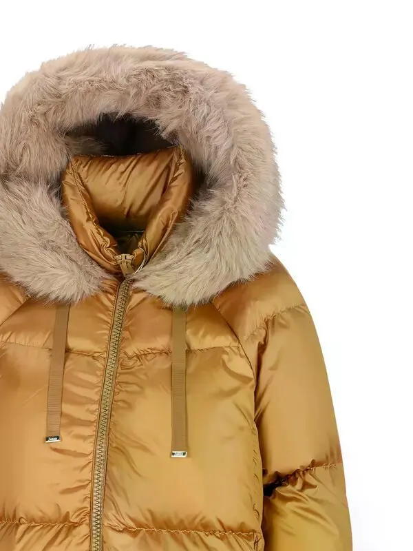 Herno Faux-fur Trim Padded Coat