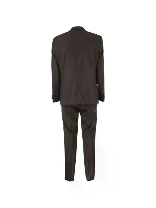BOSS Two-piece Slim-fit Suit In Patterned Stretch Wool