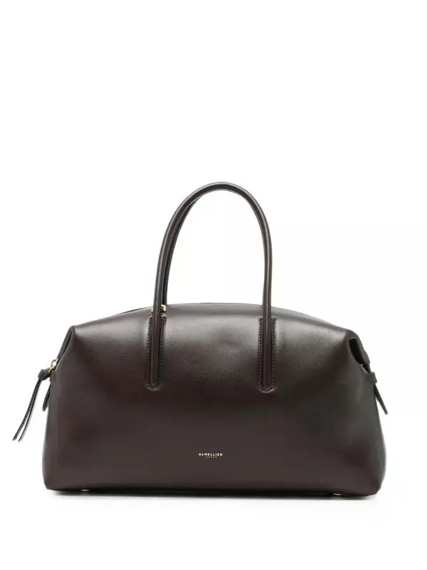 DEMELLIER Stockholm Midi Grained Leather Duffle Bag