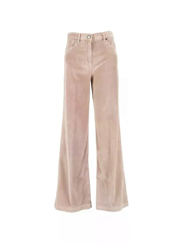 Peserico Corduroy Wide-leg Trousers