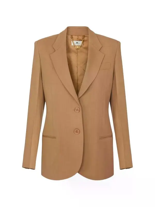 Elisabetta Franchi Flowing Gabardine Jacket