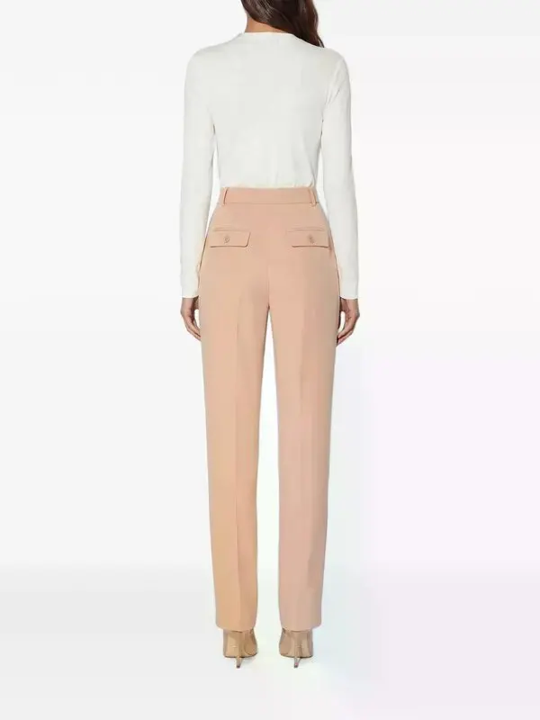 Elisabetta Franchi Lightweight Crêpe Fabric Trousers