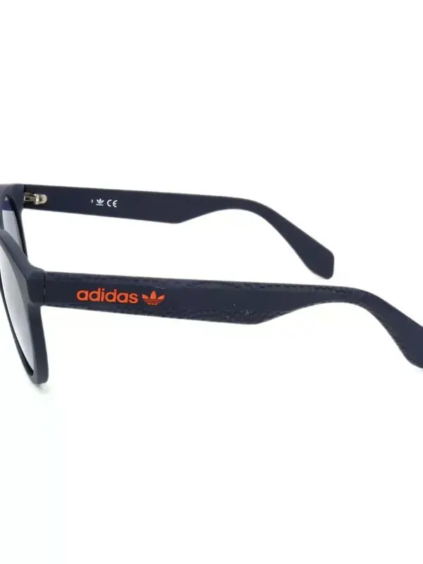 Adidas Round-frame Logo-print Sunglasses