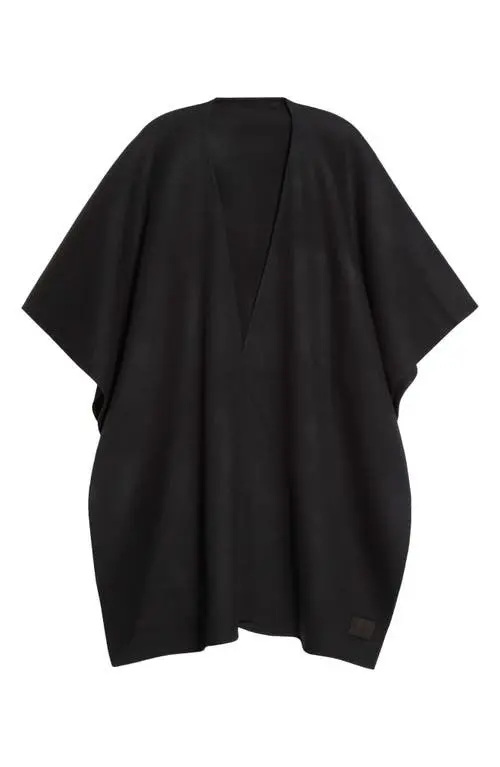 Vince Wool & Cashmere Cape Scarf - Black