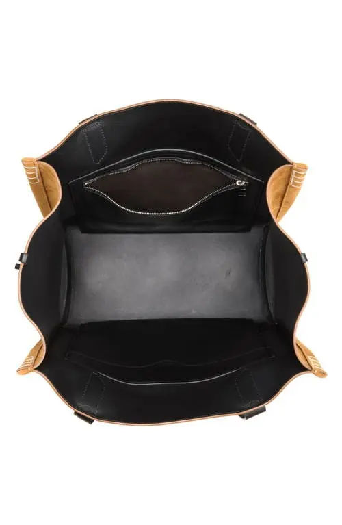 JW Anderson Loafer Cabas Leather Tote - Brown 600