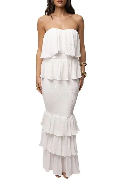 JLUXLABEL Casa Blanca Ruffle Dress